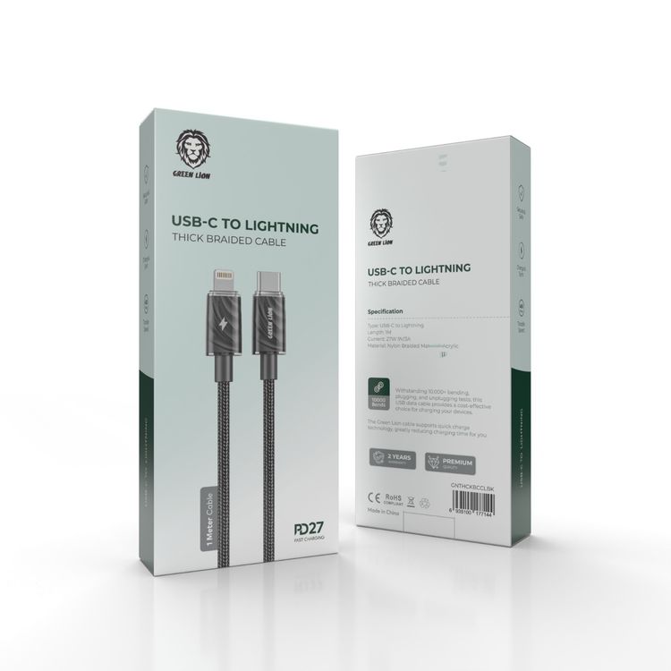 Shop Green Lion Type-C To Lightning Cable (1m) (GNTHCKBCCLBK)