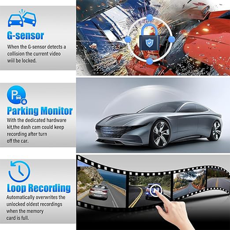 ROADPOWER 4K 10″ Smart Rear View Mirror Camera | 12V-2A - Touch Screen ...