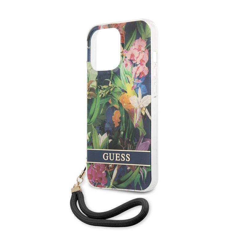 GUESS HC PC/TPU FLOWER CORD BLUE IP13 PRO MAX for iPhone 13 Pro 6.1 ...